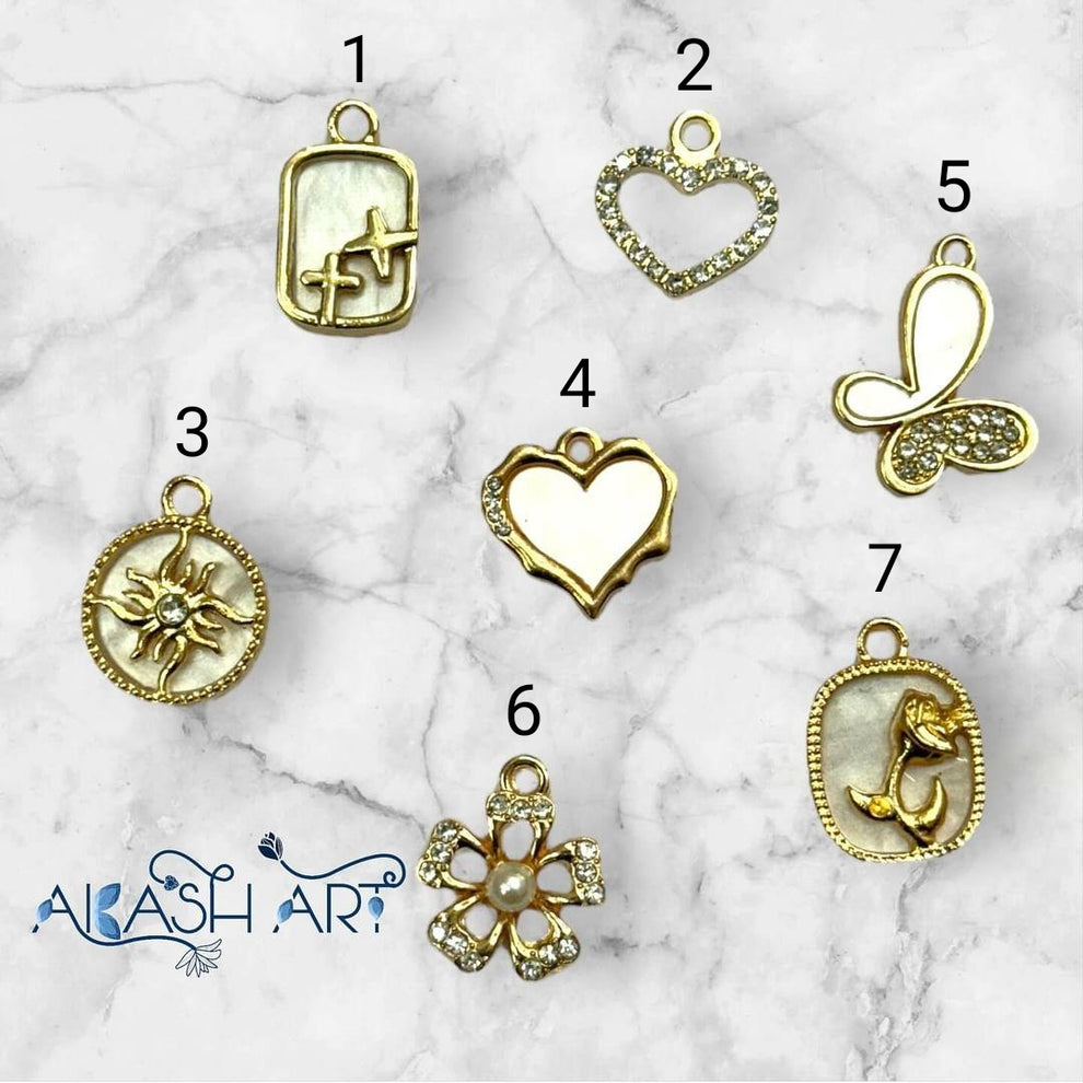 Diamond charms | Each Design in 6 pcs – Akash Art Jewellers